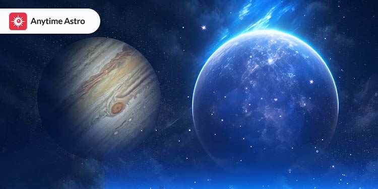 Jupiter Neptune Conjunction in Vedic Astrology: Benefits & Effects