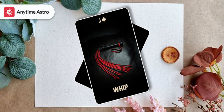 The Whip Lenormand Card Meaning, Interpretations, and Combinations