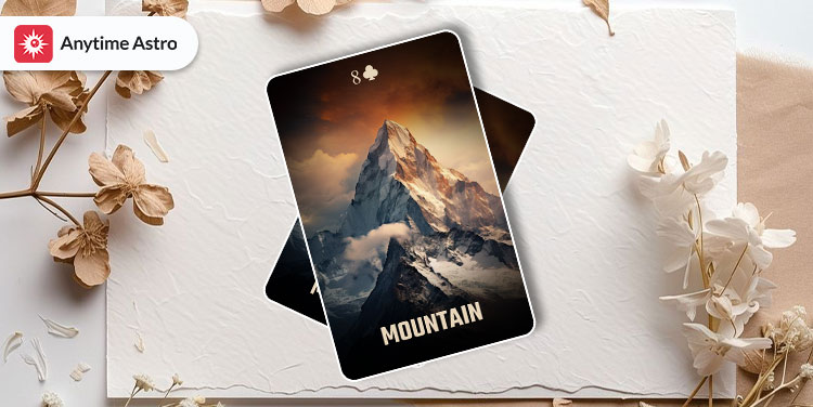 The Mountain Lenormand Card Meaning, Interpretations, and Combinations